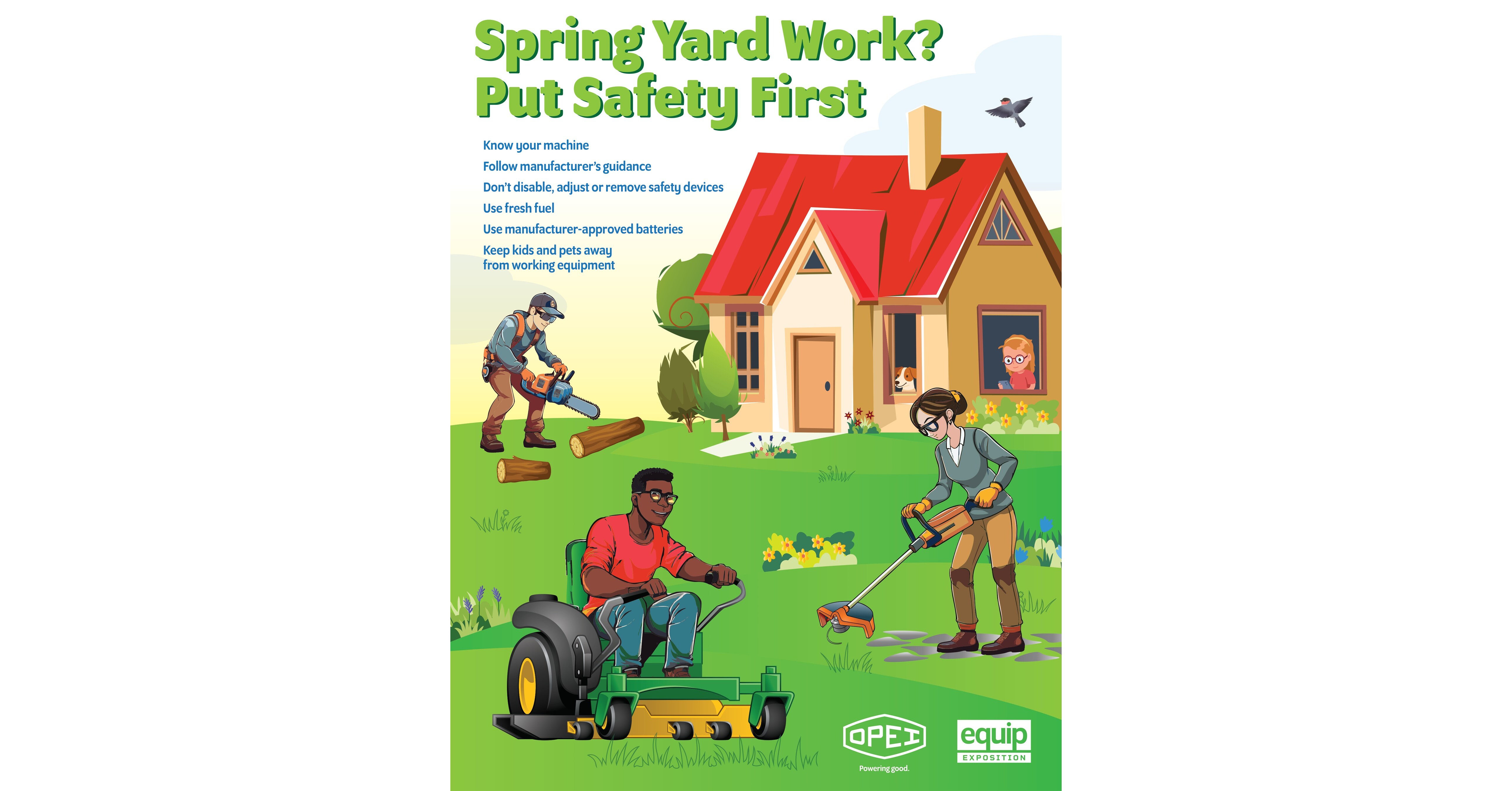 Spring Yard Work? Remember Safety First