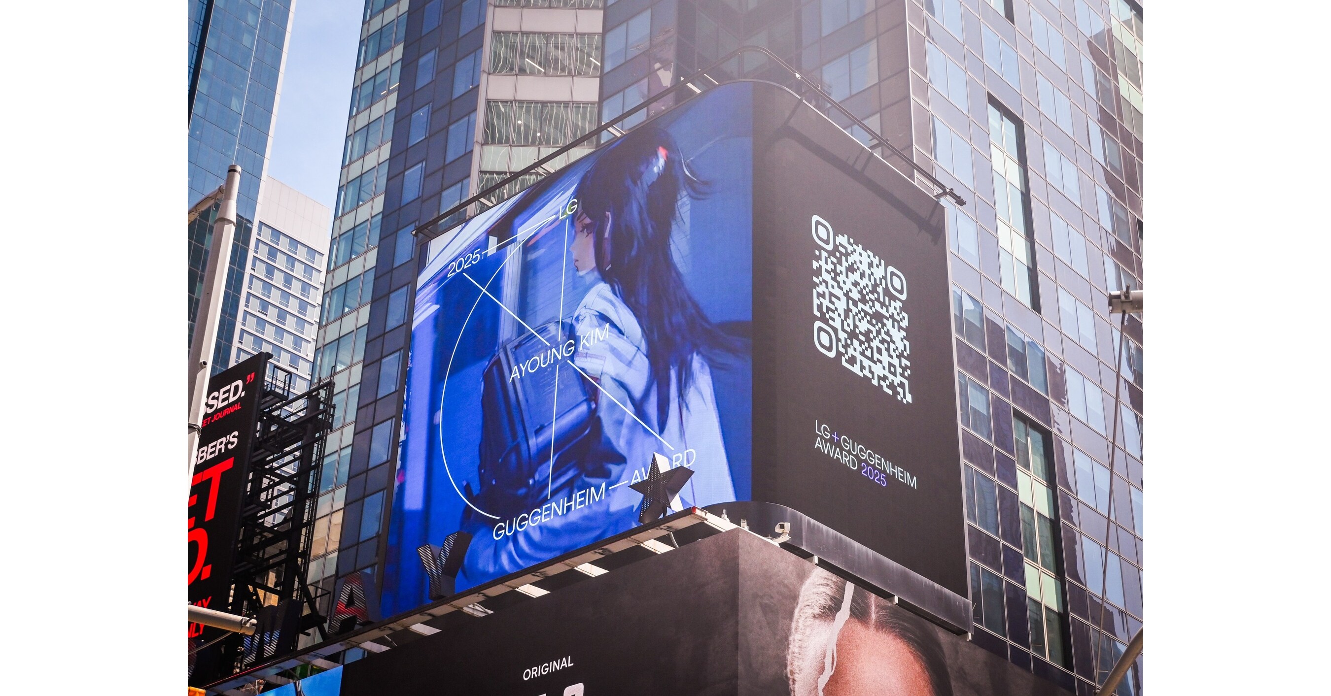Korean Artist Ayoung Kim's Work Displayed on LG Billboard in New York's ...