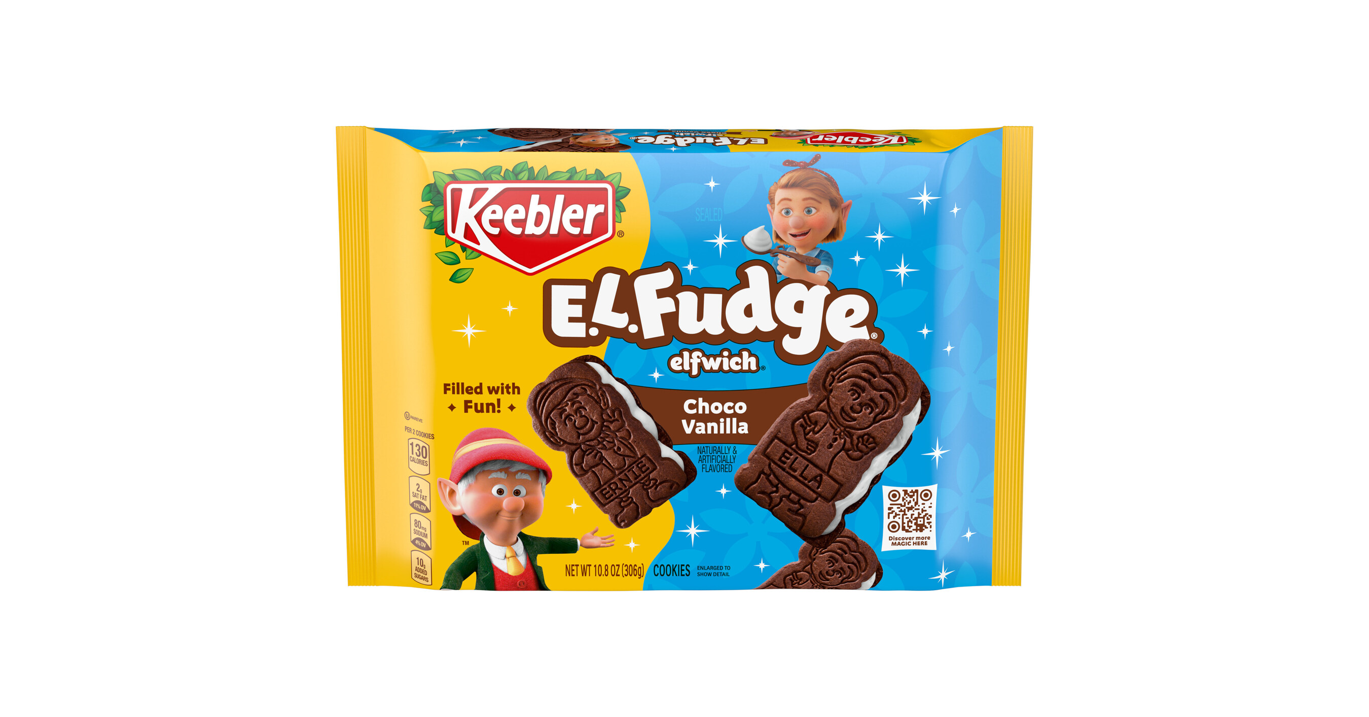 THE KEEBLER® ELVES SHARE NEW E.L. FUDGE CHOCO VANILLA® COOKIES WITH ALL ...