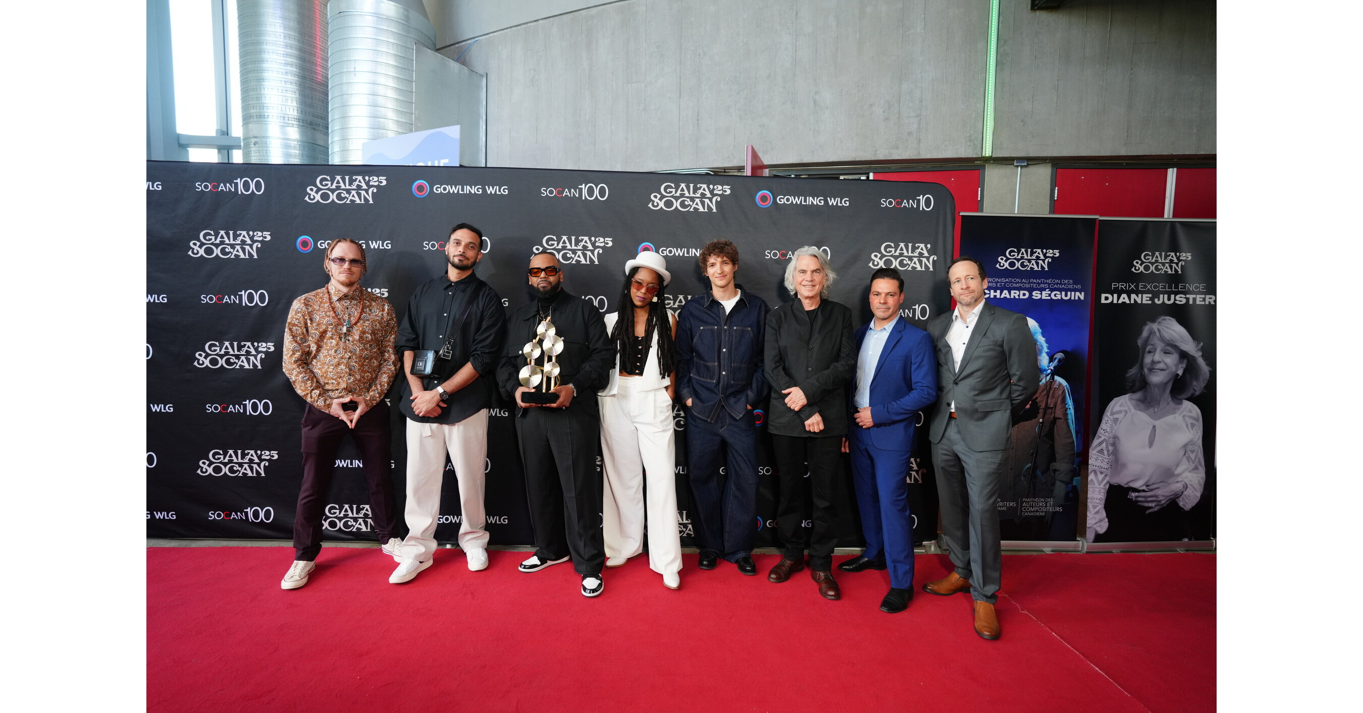 Gala SOCAN à Montréal : Charlotte Cardin, Cristobal Tapia de Veer ...