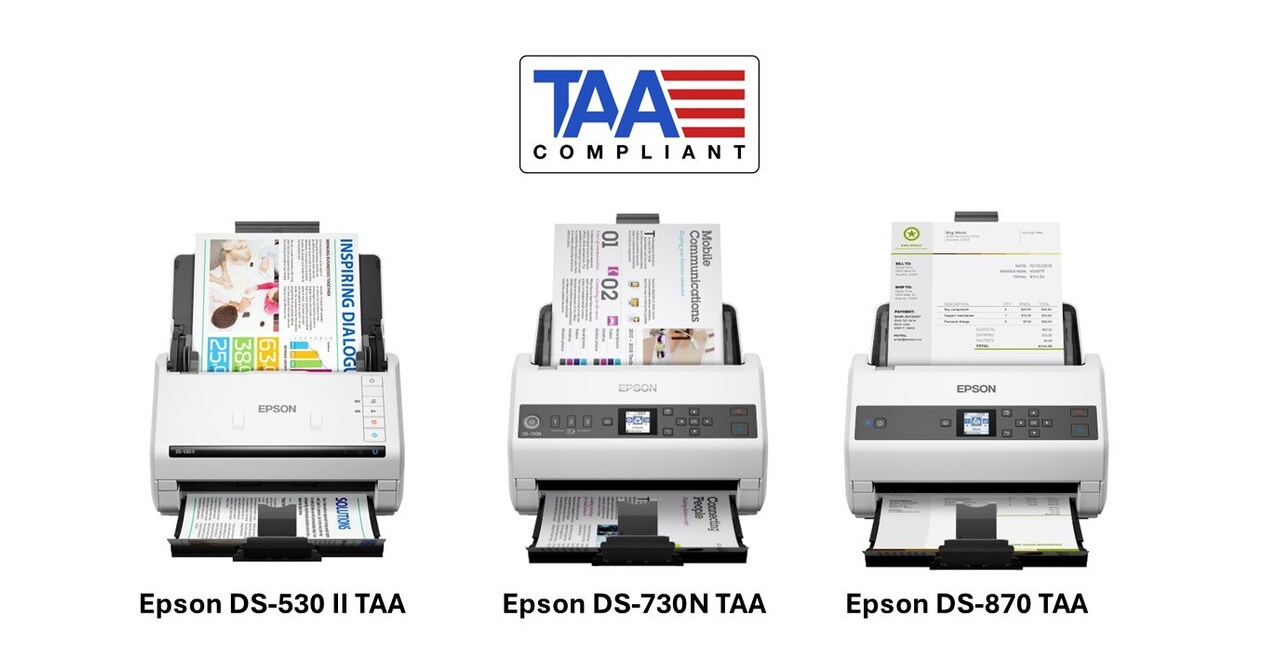 Epson Launches TAA-Compliant Desktop Document Scanners Offering ...