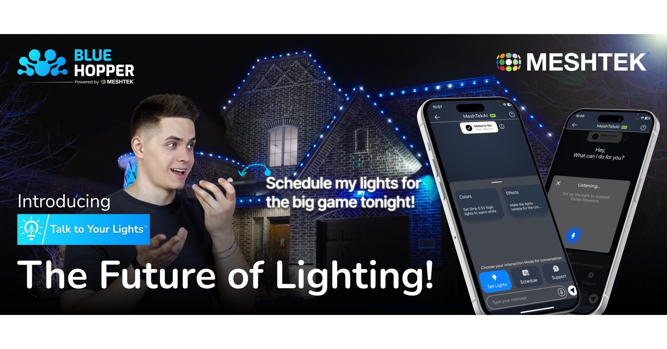 MeshTek Unveils "Talk To Your Lights™" - The World's First AI-Powered ...