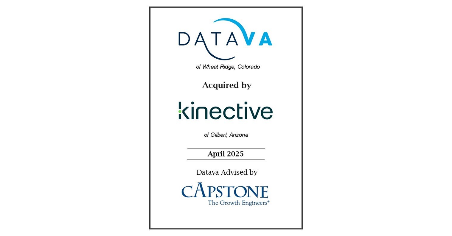 Capstone Strategic Advises Datava on Successful Sale to Kinective