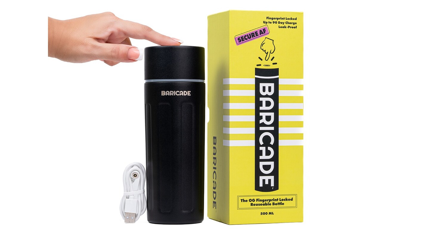 Baricade Launches the First Fingerprint-Locked Water Bottle--A Game ...