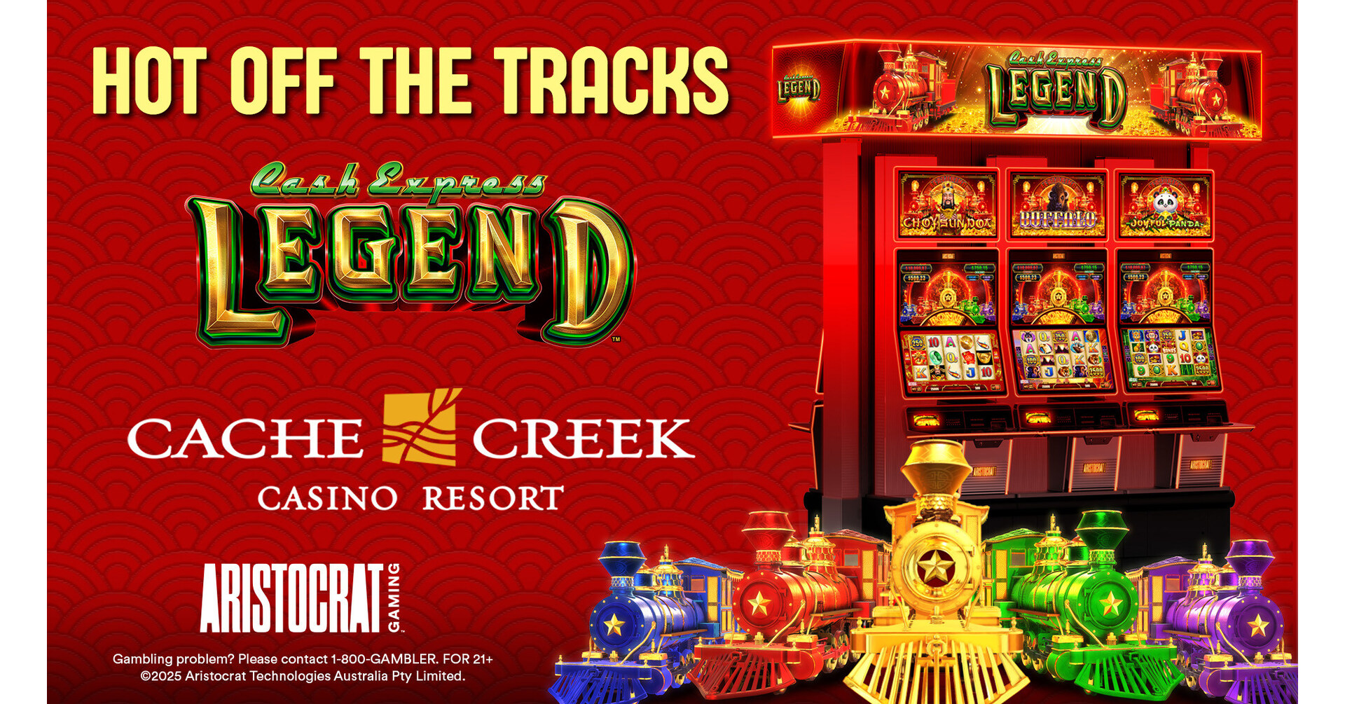 Hot Off the Tracks, Cash Express Legend™ by Aristocrat Gaming is Now ...