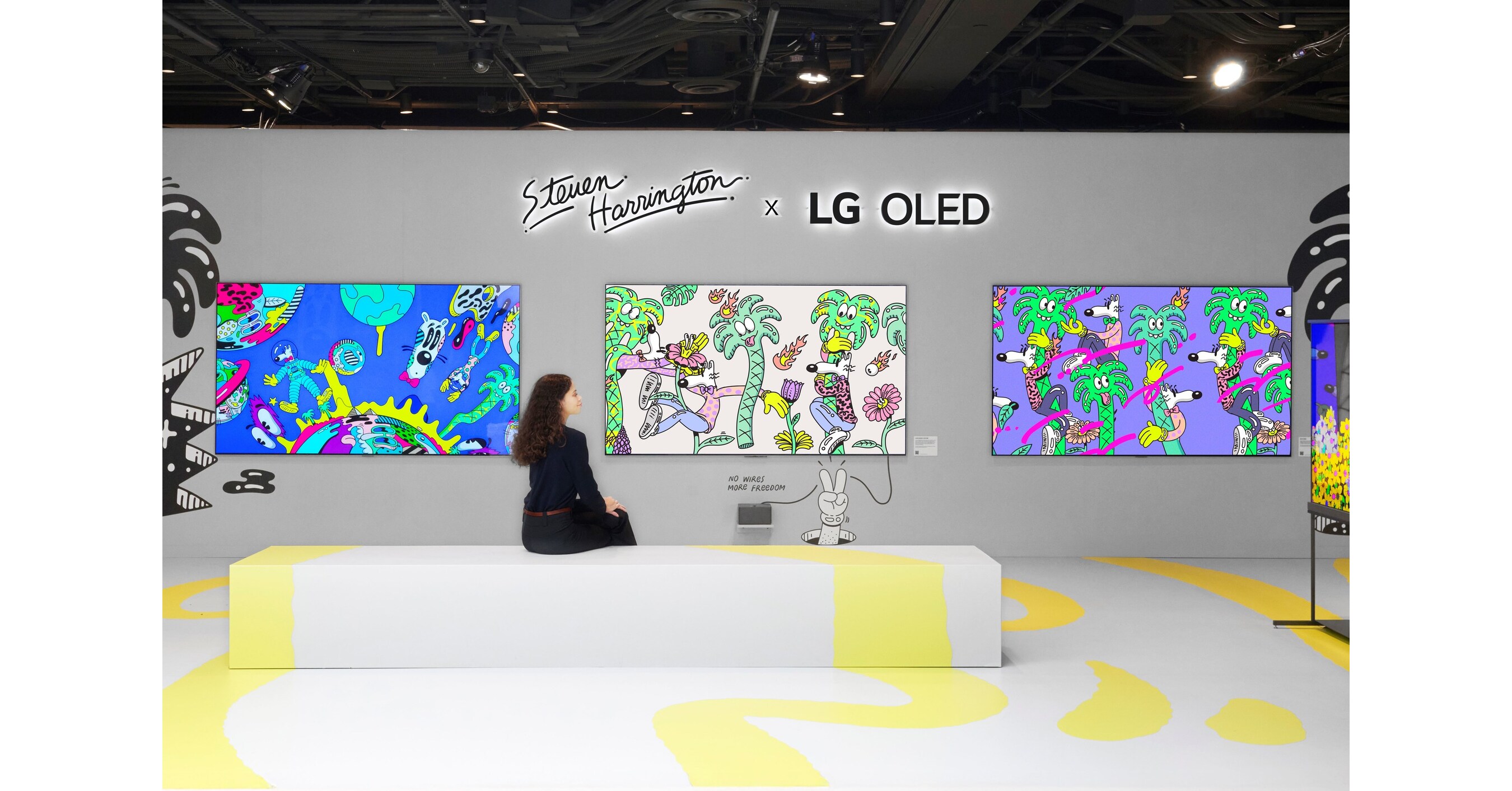 LG OLED X STEVEN HARRINGTON AT FRIEZE NEW YORK: WHERE VIBRANT POP ART ...