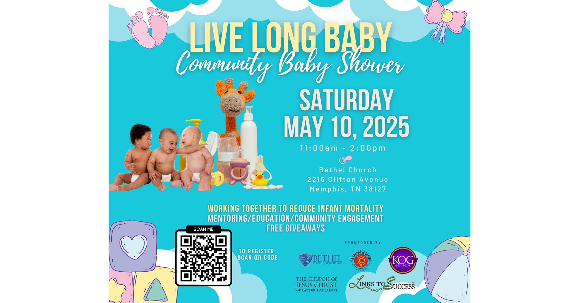 Live Long Baby Community Baby Shower in Memphis to Honor Expectant and ...