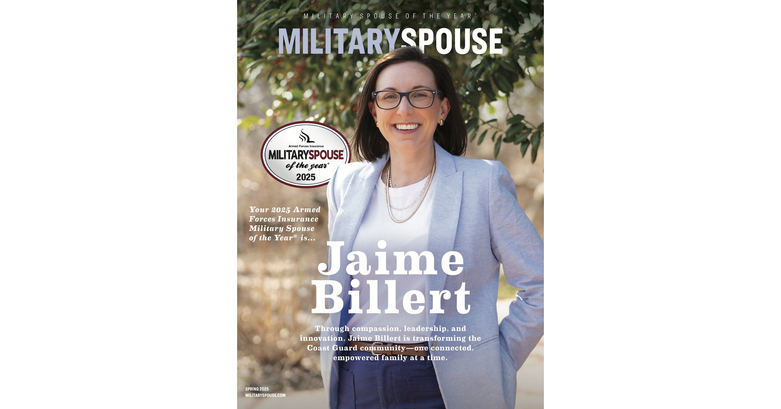 Jaime Billert Named 2025 Armed Forces Insurance Military Spouse of the ...