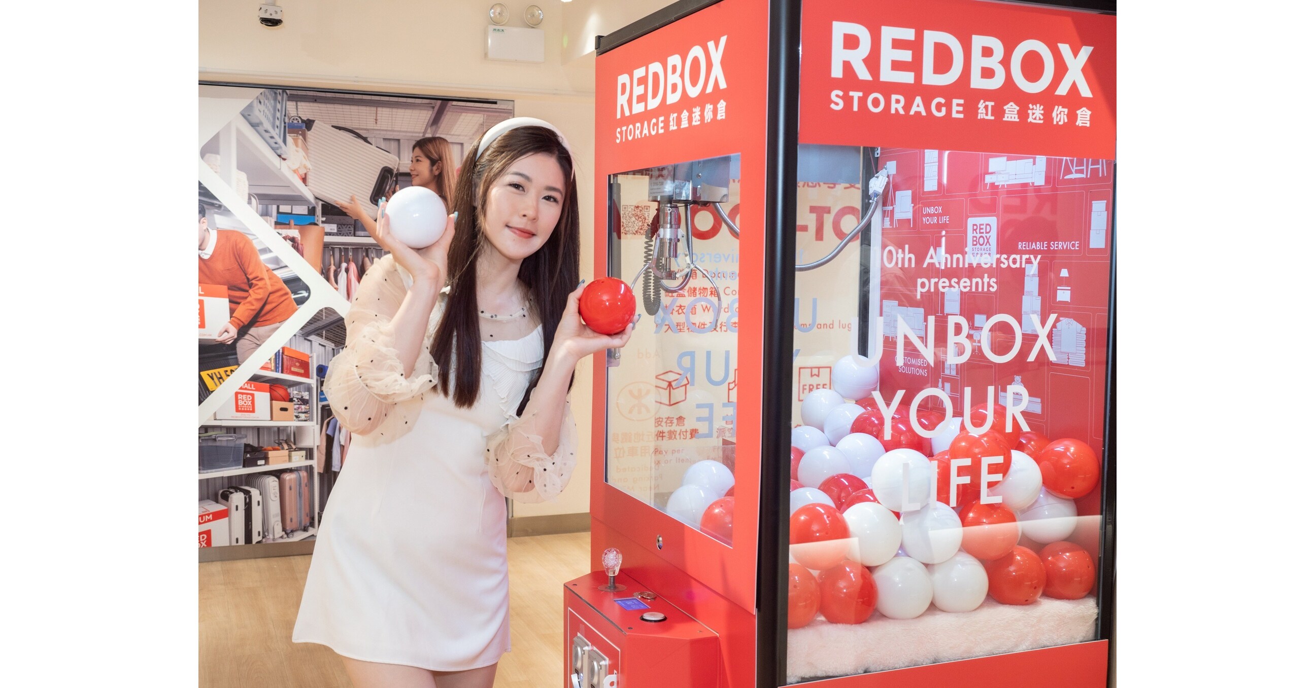 RedBox Storage Celebrates 10th Anniversary - "Unbox Your Life" Pop-Up Event