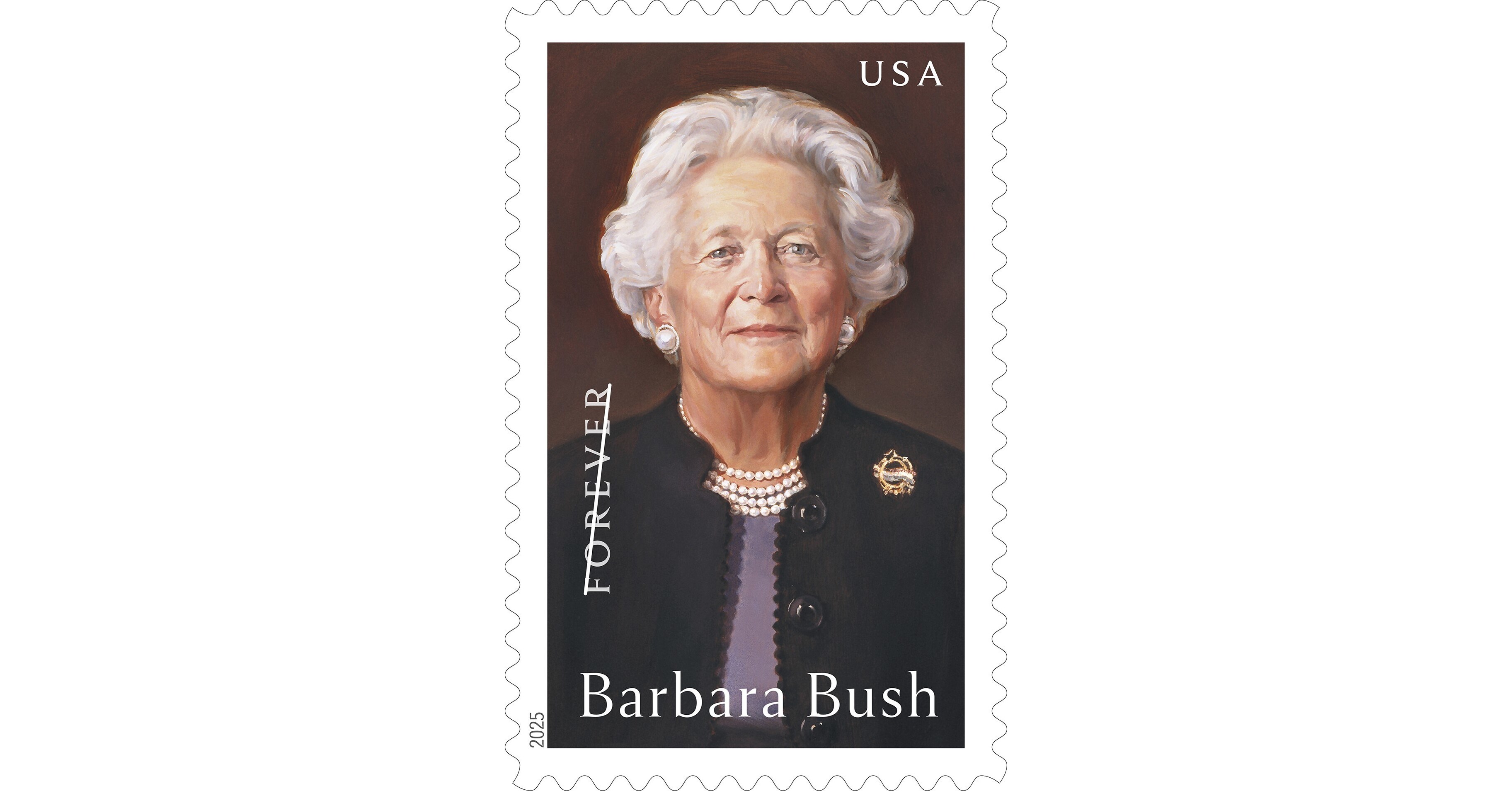 USPS Unveils Barbara Bush Stamp