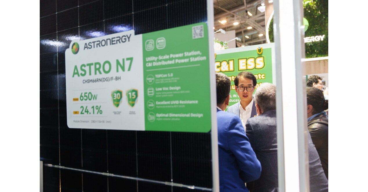 Astronergy brilha com suas descobertas na Intersolar Europe 2025