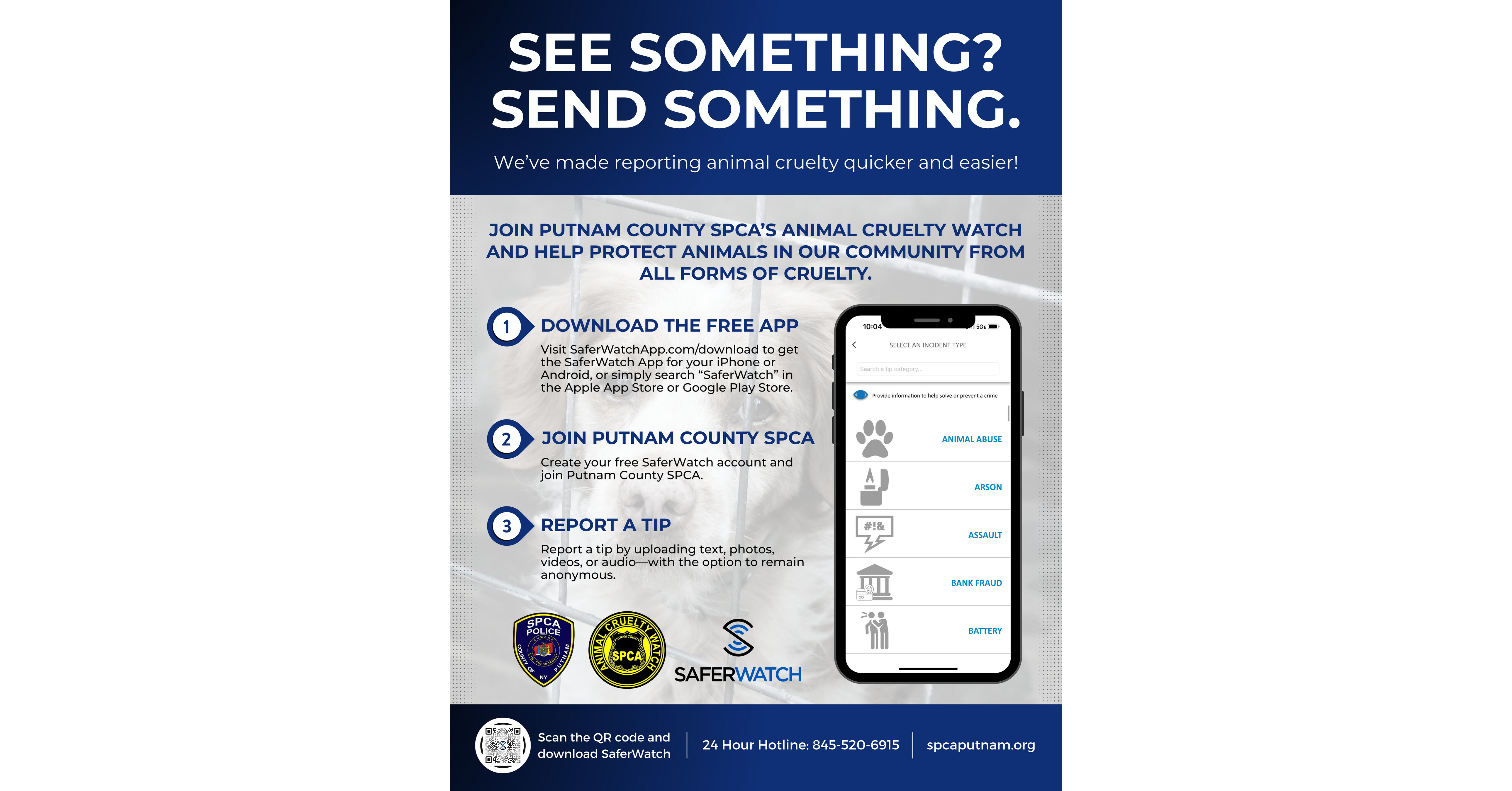 Putnam County SPCA Launches Innovative SaferWatch App to Combat Animal ...