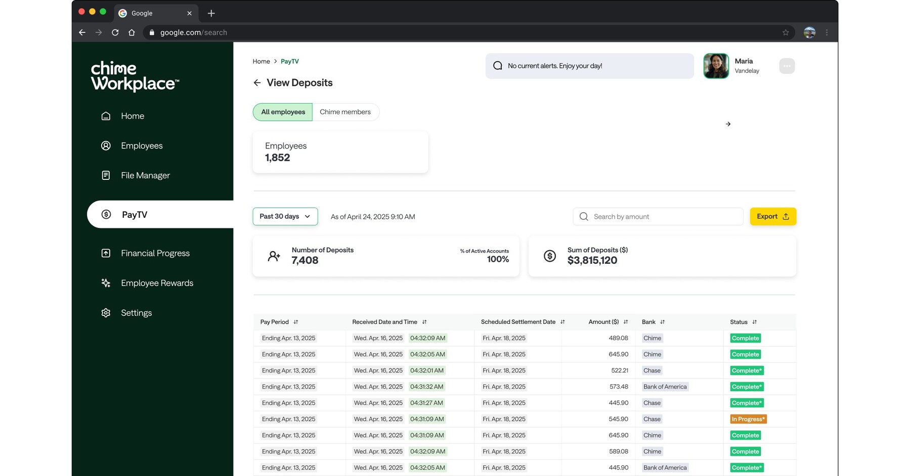 Chime Enterprise Launches PayTV™ Providing a Purpose-Built, Real-Time ...