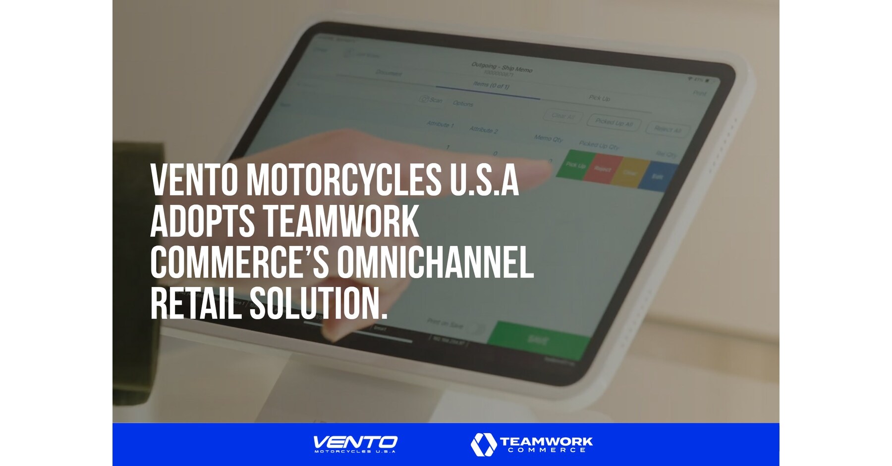 Vento Motorcycles U.S.A. adopts Teamwork Commerce's omnichannel retail ...
