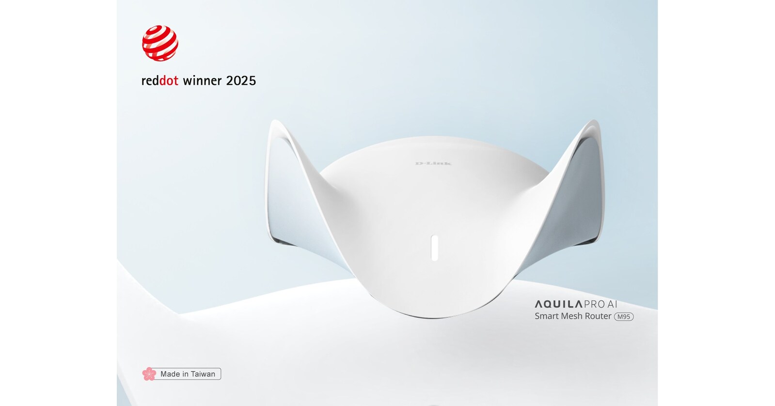 D-Link AQUILA PRO AI M95 Wins Red Dot Design Award 2025