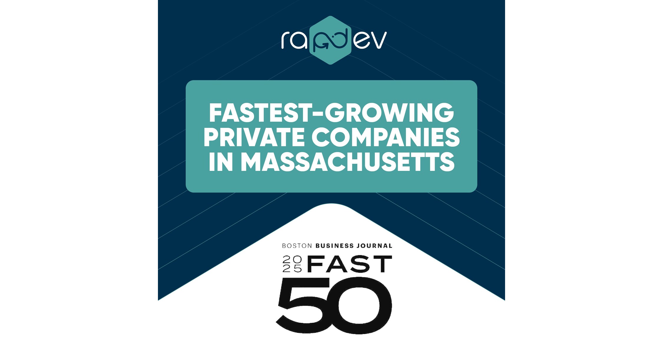 RapDev Recognized on Boston Business Journal's 2025 Fast 50 List for ...