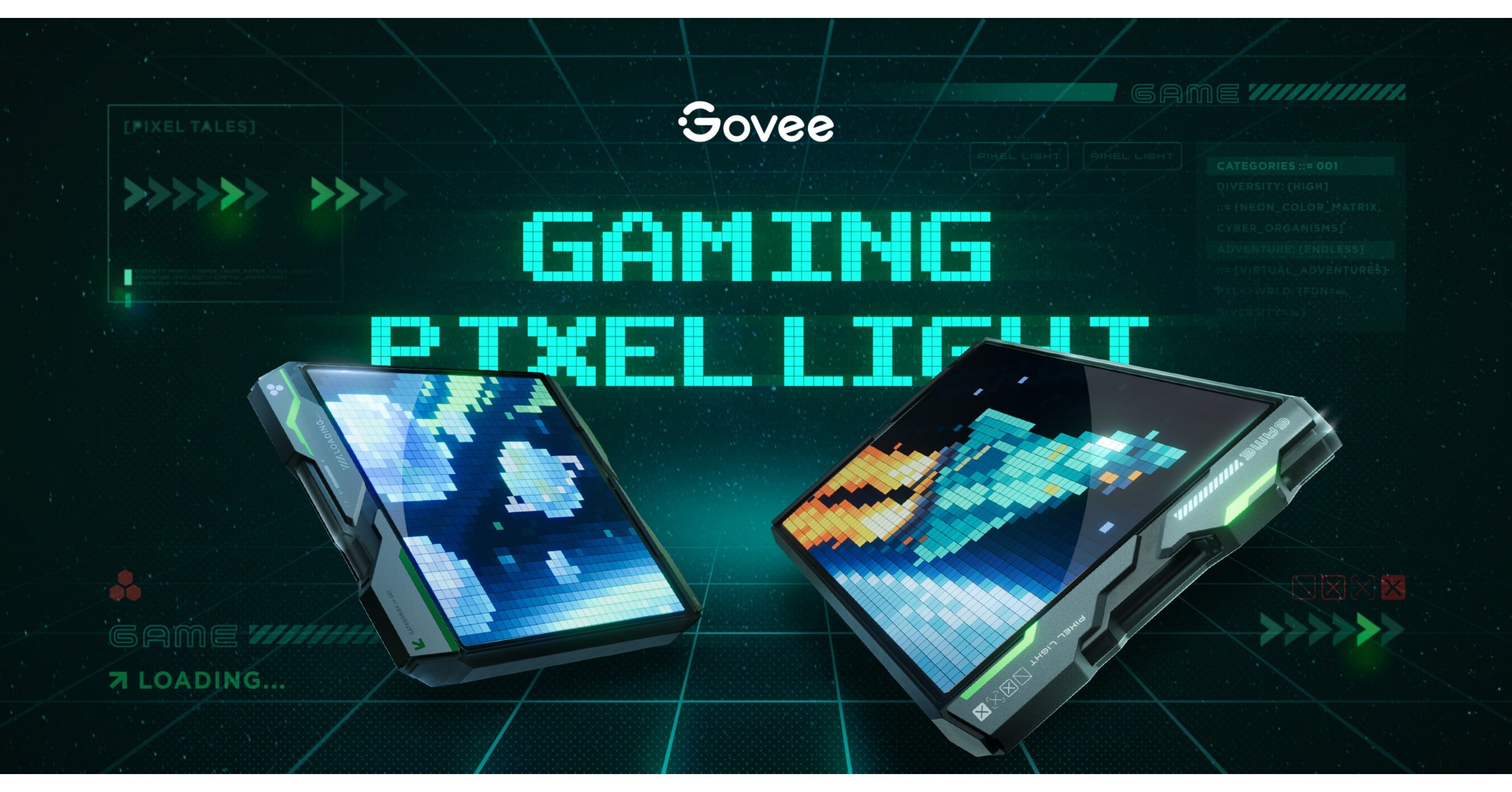 Govee Gaming Pixel Light Brings AI-Driven Pixel Art to Life for Gamers ...