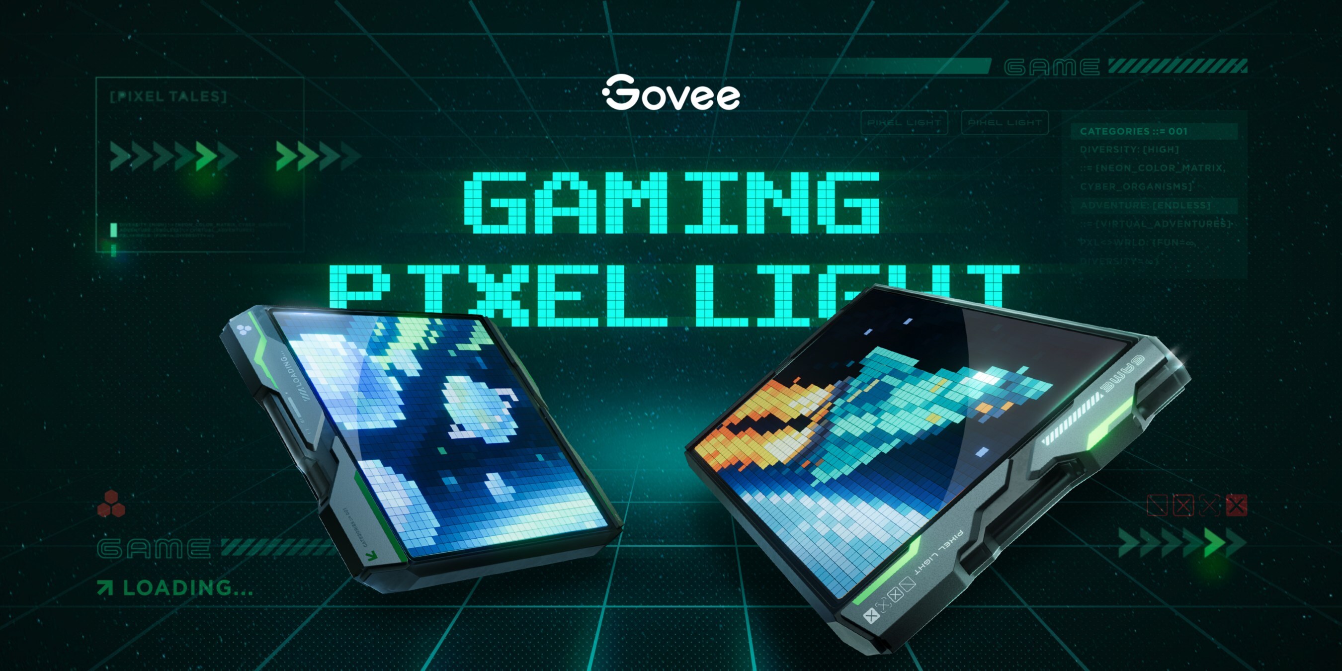 Govee Gaming Pixel Light Brings AI-Driven Pixel Art to Life for Gamers ...
