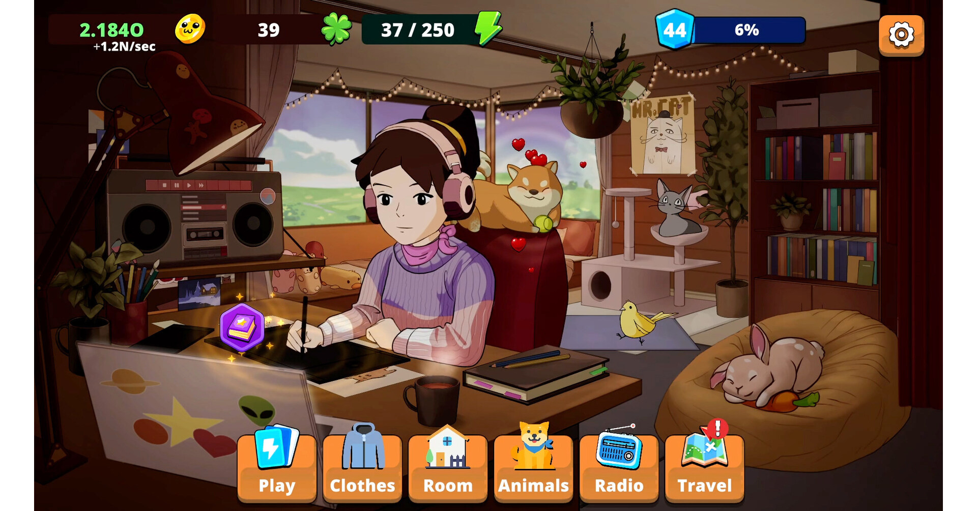 Snuggle Up! Comfy Girl: Lofi Companion Is Coming to Steam