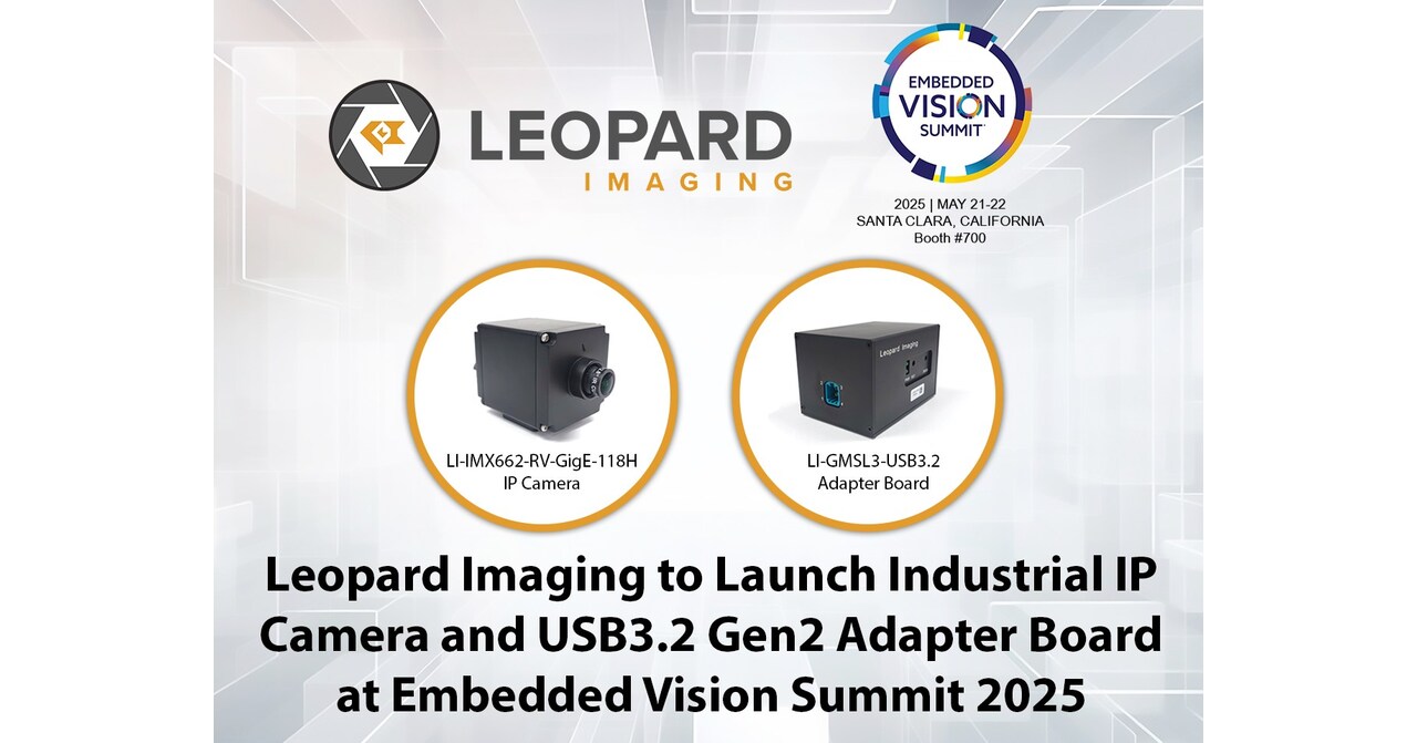 Leopard Imaging to Launch Industrial IP Camera and USB3.2 Gen 2 Adaptor ...