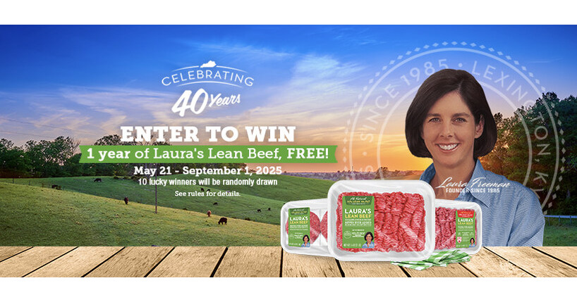 Laura's Lean Beef Celebrates 40 Years as a Pioneer in Clean Eating