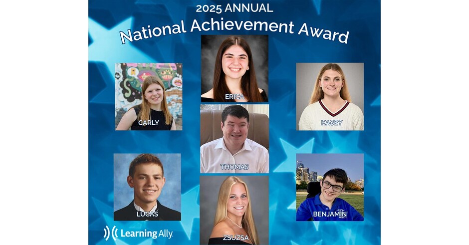 Students Recognized For Outstanding Achievements Receive Learning Ally's 2025 'Learning Through ...