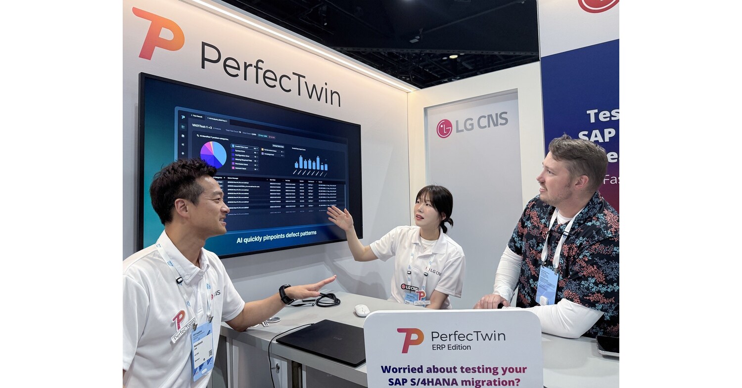LG CNS showcases AI-Enhanced 'PerfecTwin ERP Edition' in the U.S. at SAP Sapphire 2025