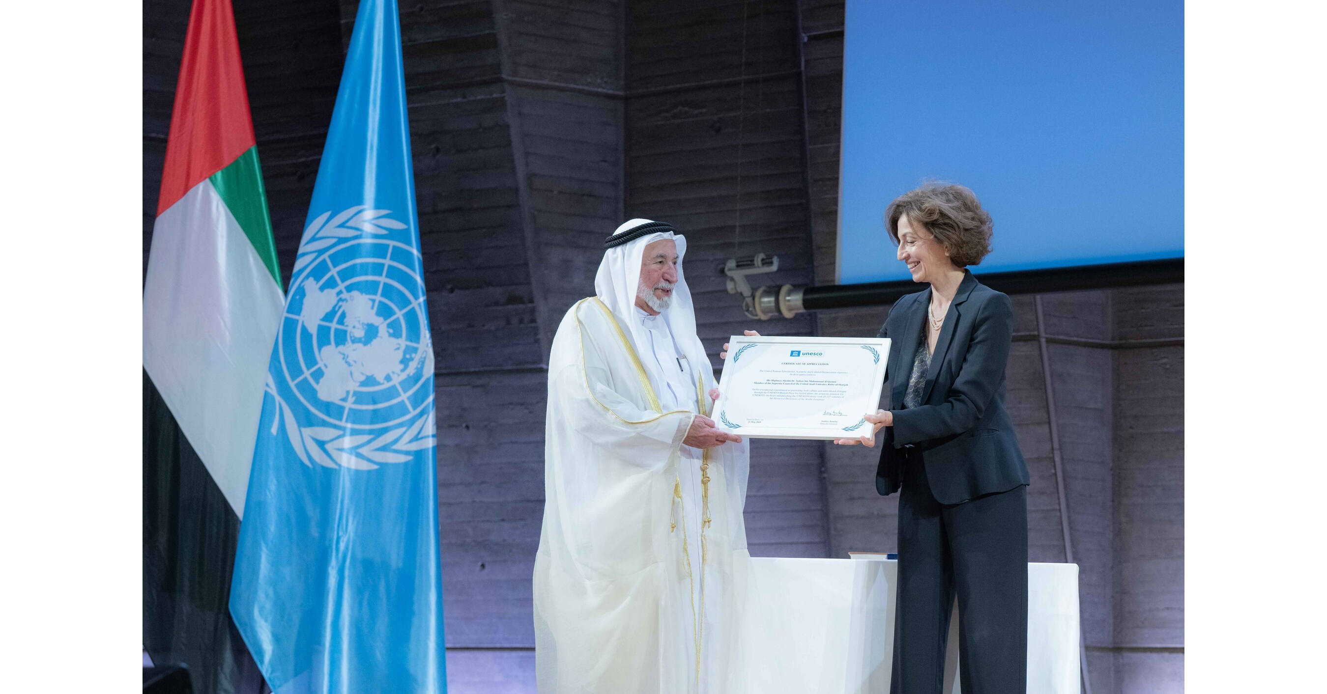 UNESCO honours Sharjah Ruler for Arabic historical dictionary
