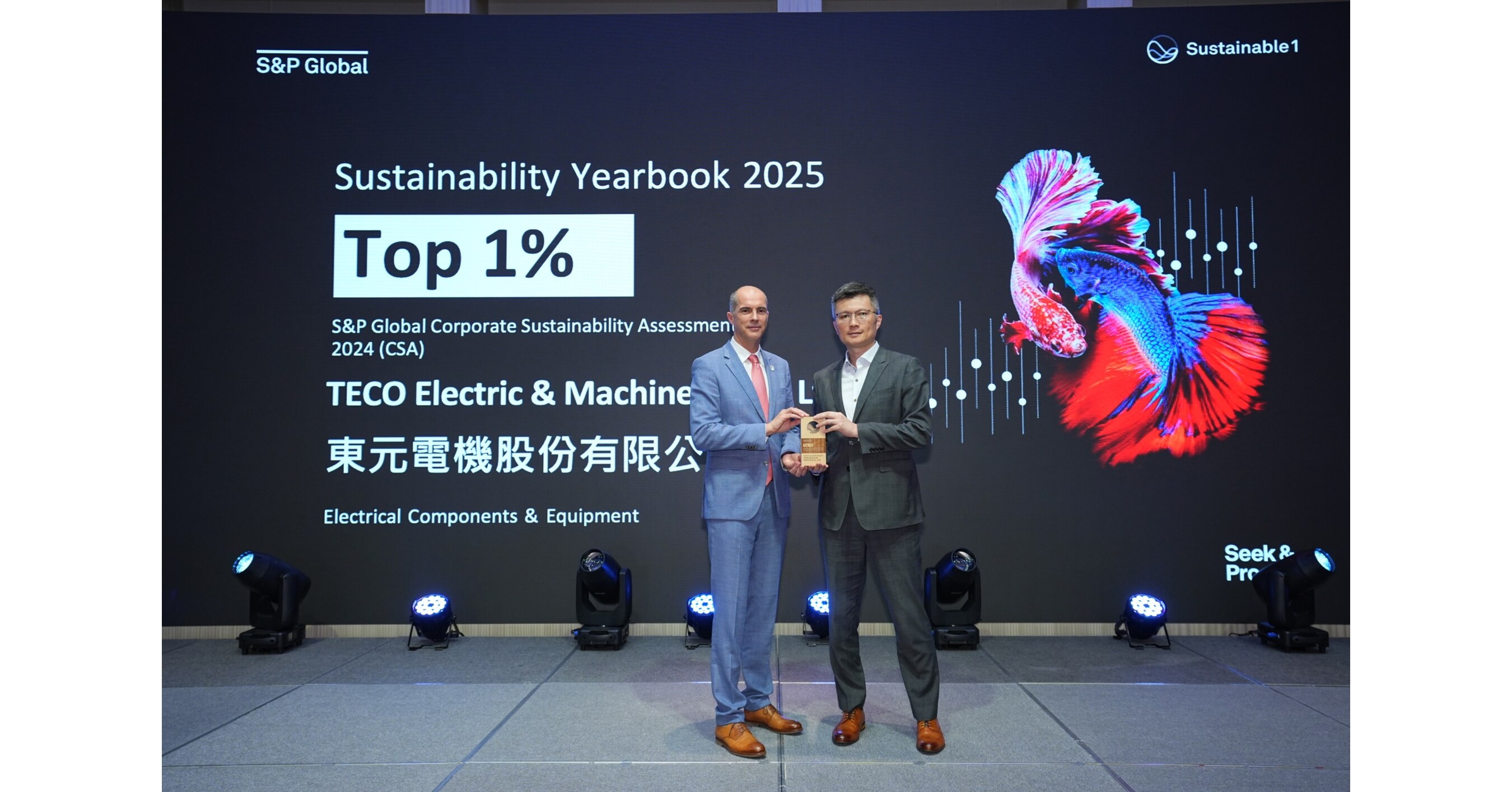 TECO Named in S&P Sustainability Yearbook for 5th Time, Ranks in Global Top 1%