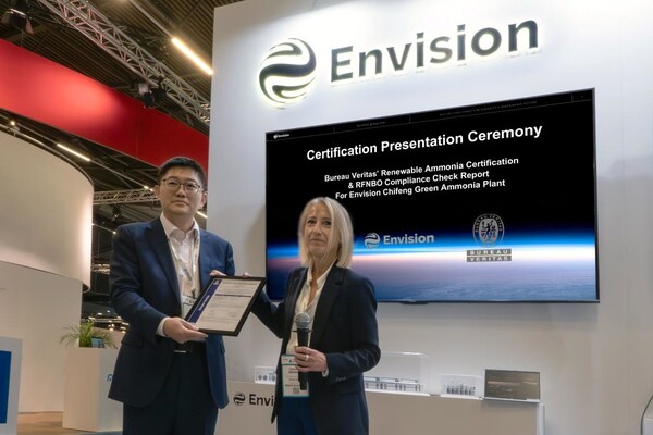 Envision Energy Obtained Bureau Veritas Certification for Chifeng Green ...