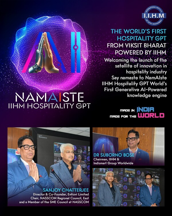 The world says 'NamAIste' to Made in India's world's first Hospitality GPT by IIHM