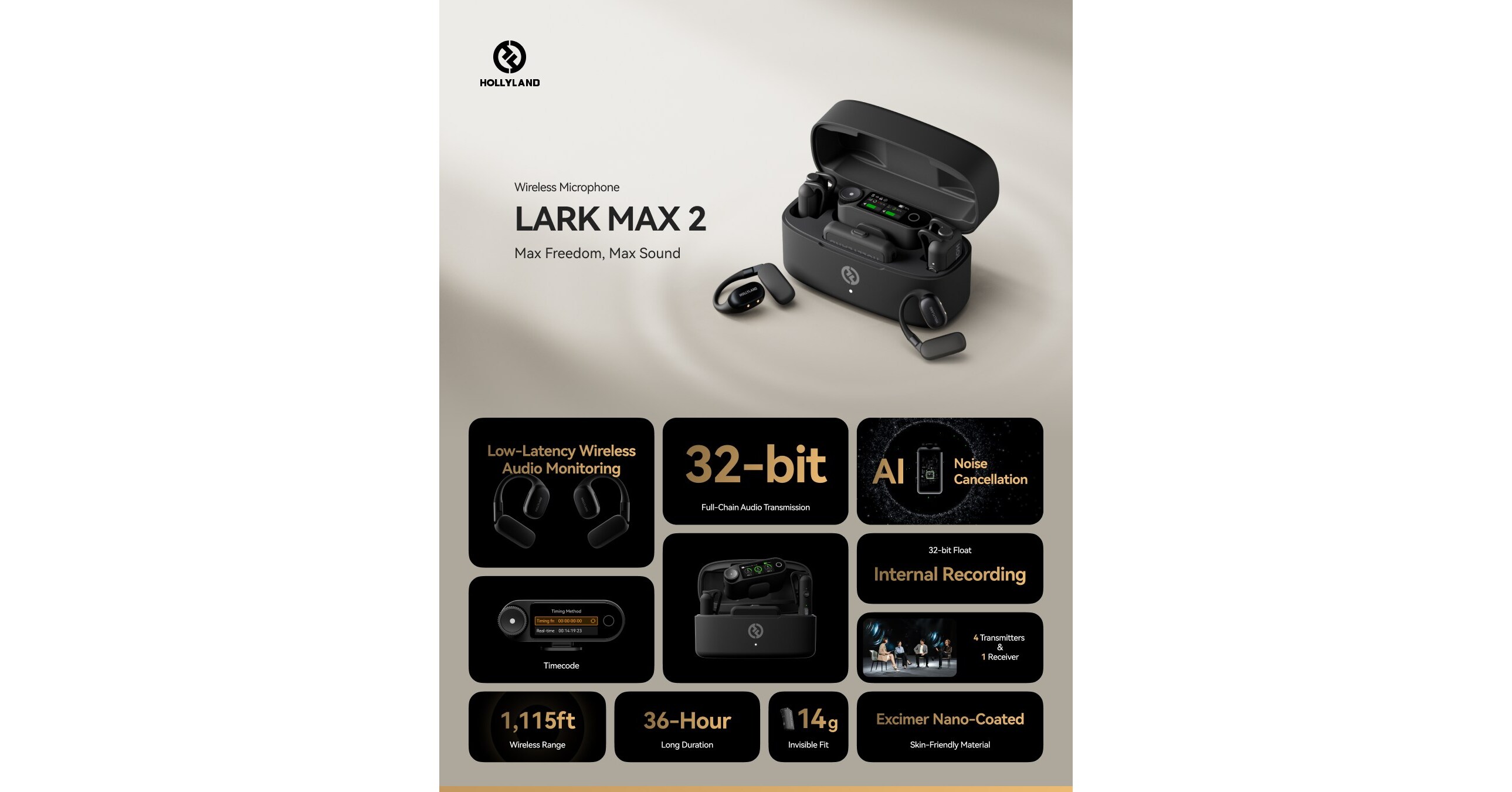 "Max Freedom, Max Sound": Hollyland Luncurkan LARK MAX 2, Sistem ...