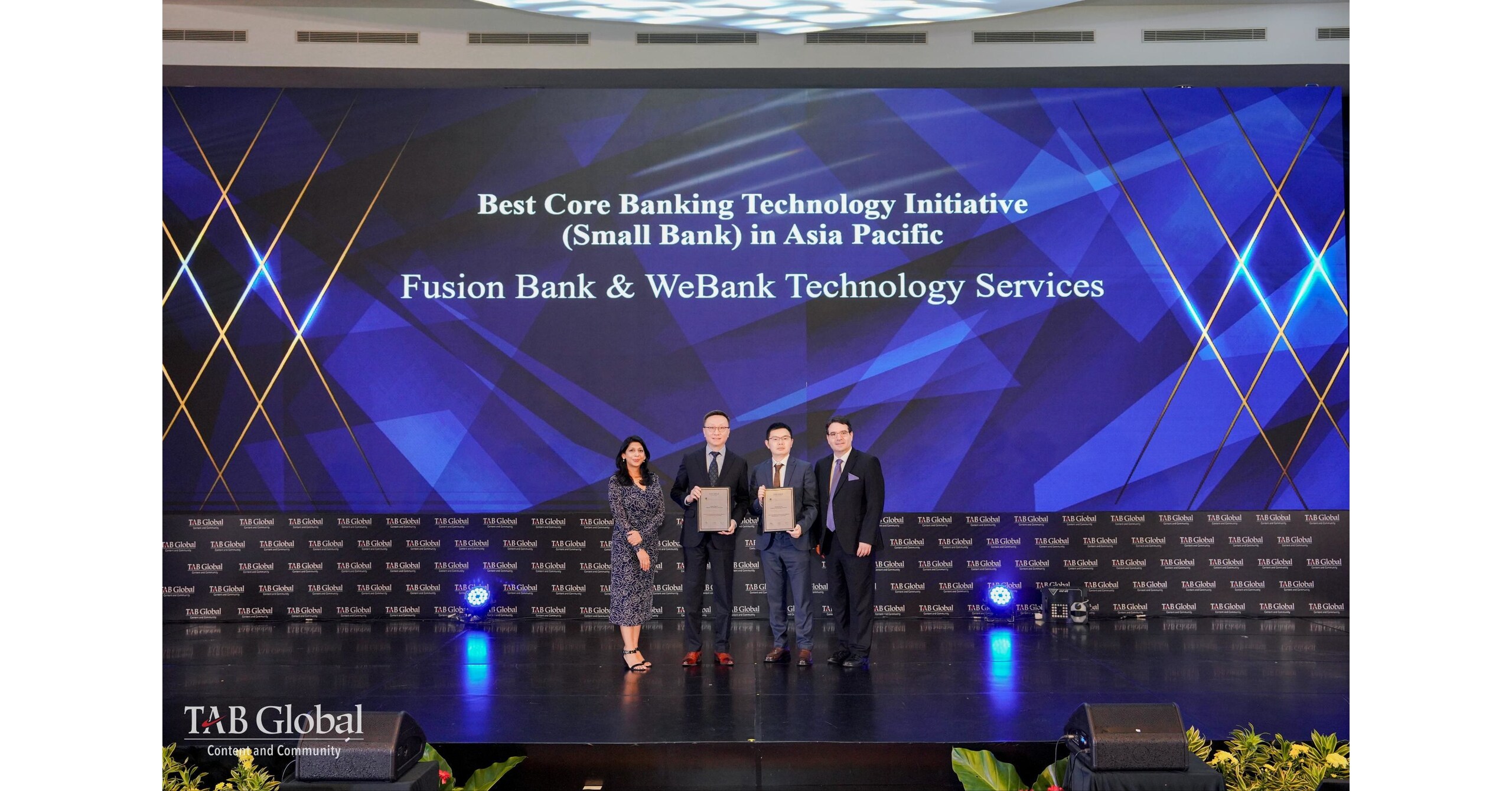 亞太區最佳核心銀行技術，微眾科技攜手富融銀行榮膺國際大獎