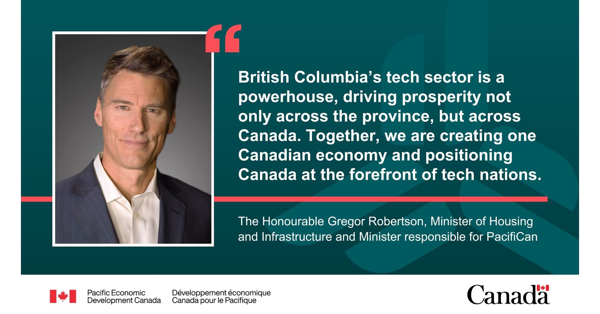 Government of Canada invests in B.C. tech sector as Canada welcomes the ...