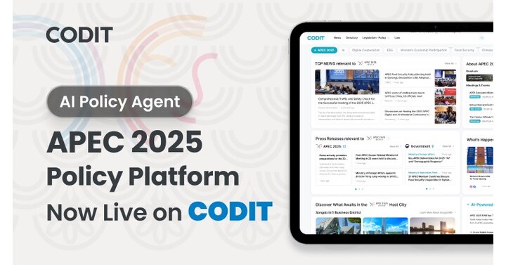 CODIT Launches 'APEC 2025' Policy Monitoring Platform