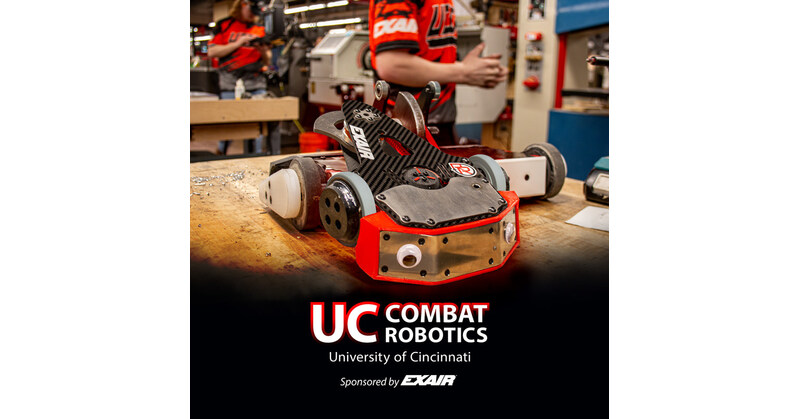 NEW PRODUCT: EXAIR Partnering with University of Cincinnati Robotics Team