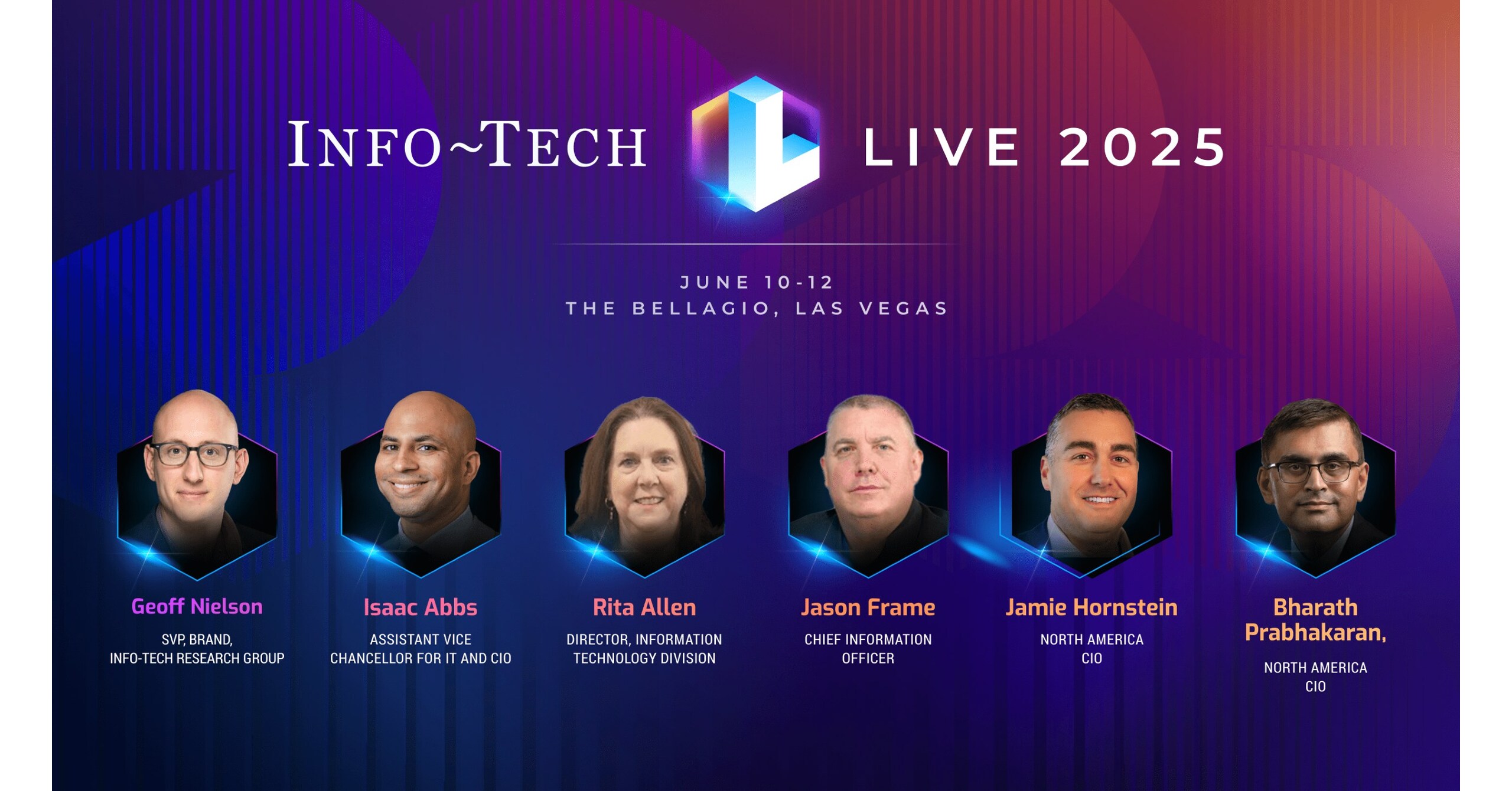 Info-Tech LIVE 2025 in Las Vegas: Two More Panels Announced by Info-Tech Research Group Ahead of ...