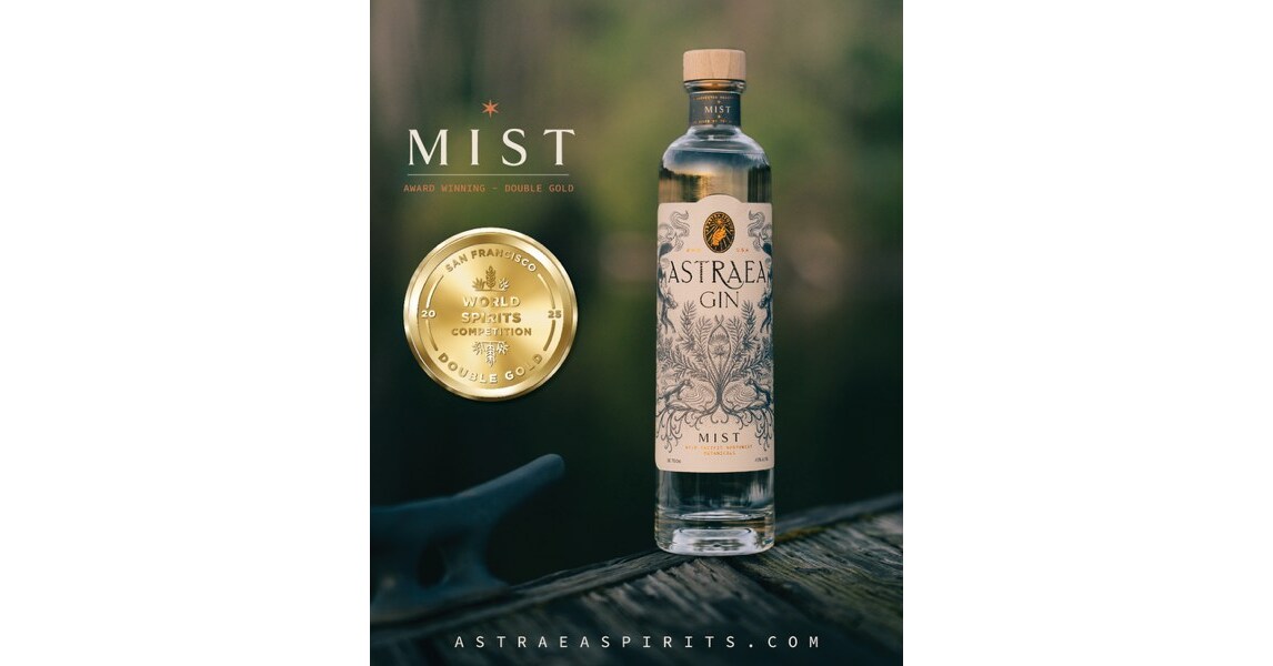 Uniquely Female Founded and Owned Award-Winning Organic Gin Brand, Astraea Spirits, Secures ...