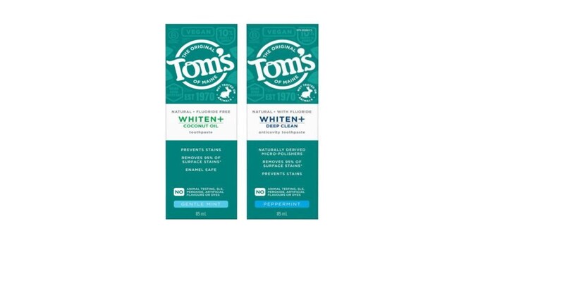 Tom's of Maine Introduces Whiten+ Toothpaste to Canada: Natural ...