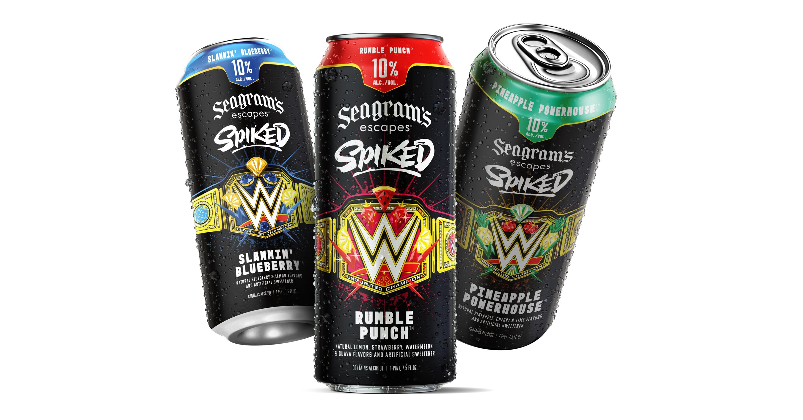 WWE® AND SEAGRAM'S ESCAPES SPIKED™ LAUNCH FIRST-EVER CO-BRANDED PRODUCT