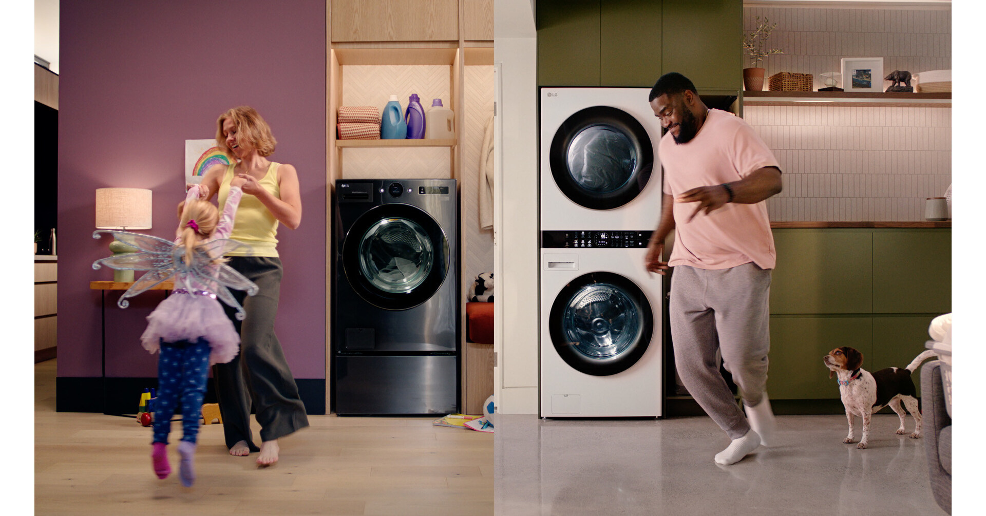 LG ELECTRONICS REIMAGINES LAUNDRY DAY FOR THE MODERN COUPLE WITH ...