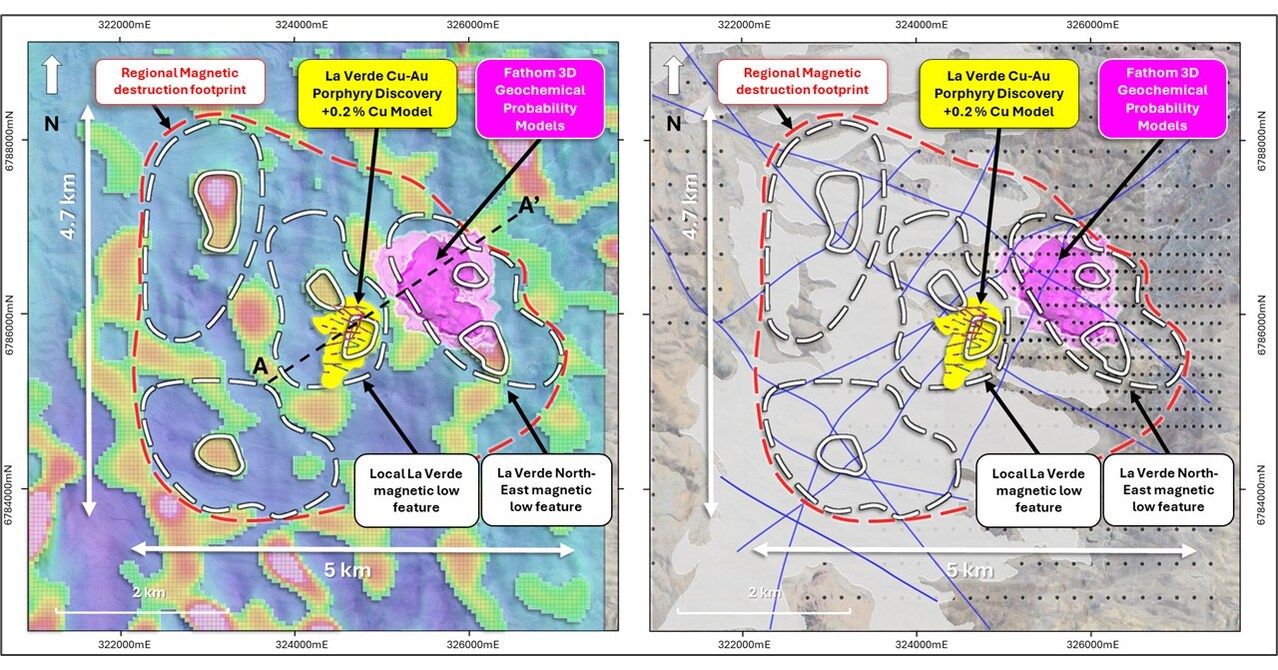 District-Scale Porphyry Cluster Potential Emerging at La Verde Cu-Au ...