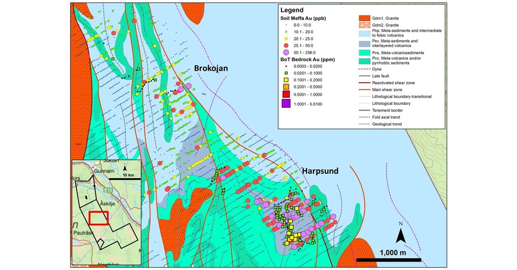 First Nordic Confirms Robust Gold-in-Till Anomaly and Reports ...