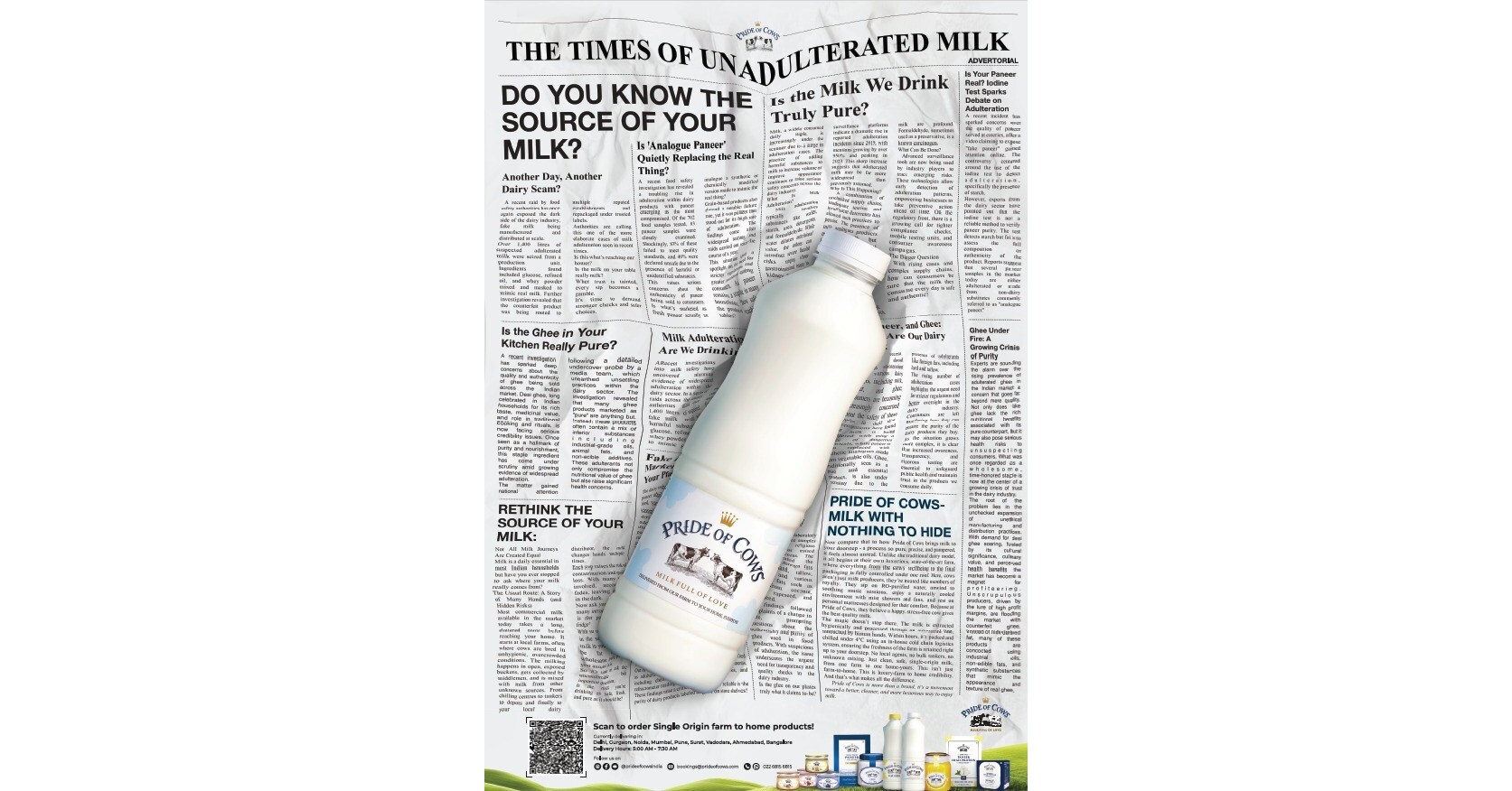 Pride of Cows' New Campaign Encourages Consumers to Ask: "What's the ...