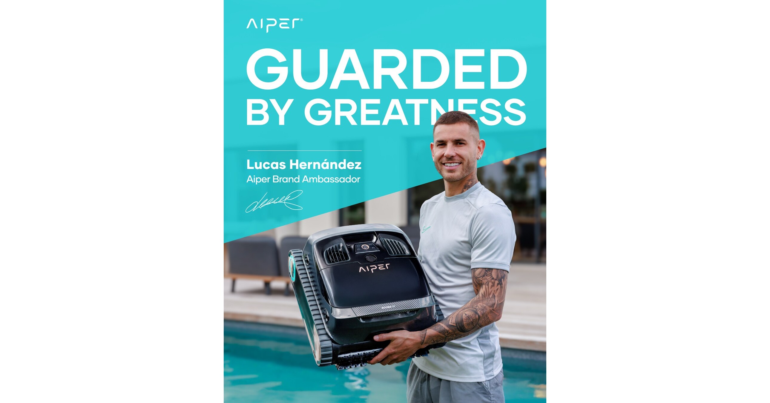 Aiper Names FIFA World Cup Champion Lucas Hernández as Brand Ambassador