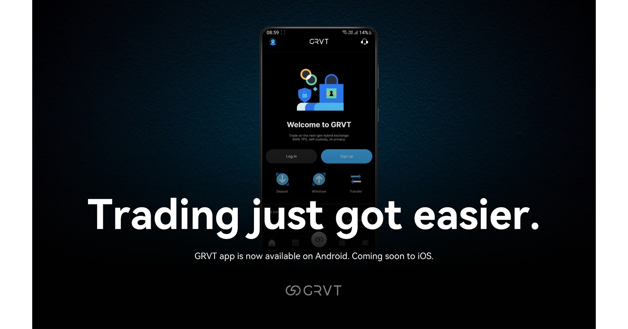 The GRVT Android App Is Available on Google Play Store Now