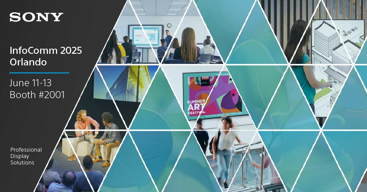 Sony Electronics' Expansive Lineup of Professional Display Solutions to Create Connections at ...