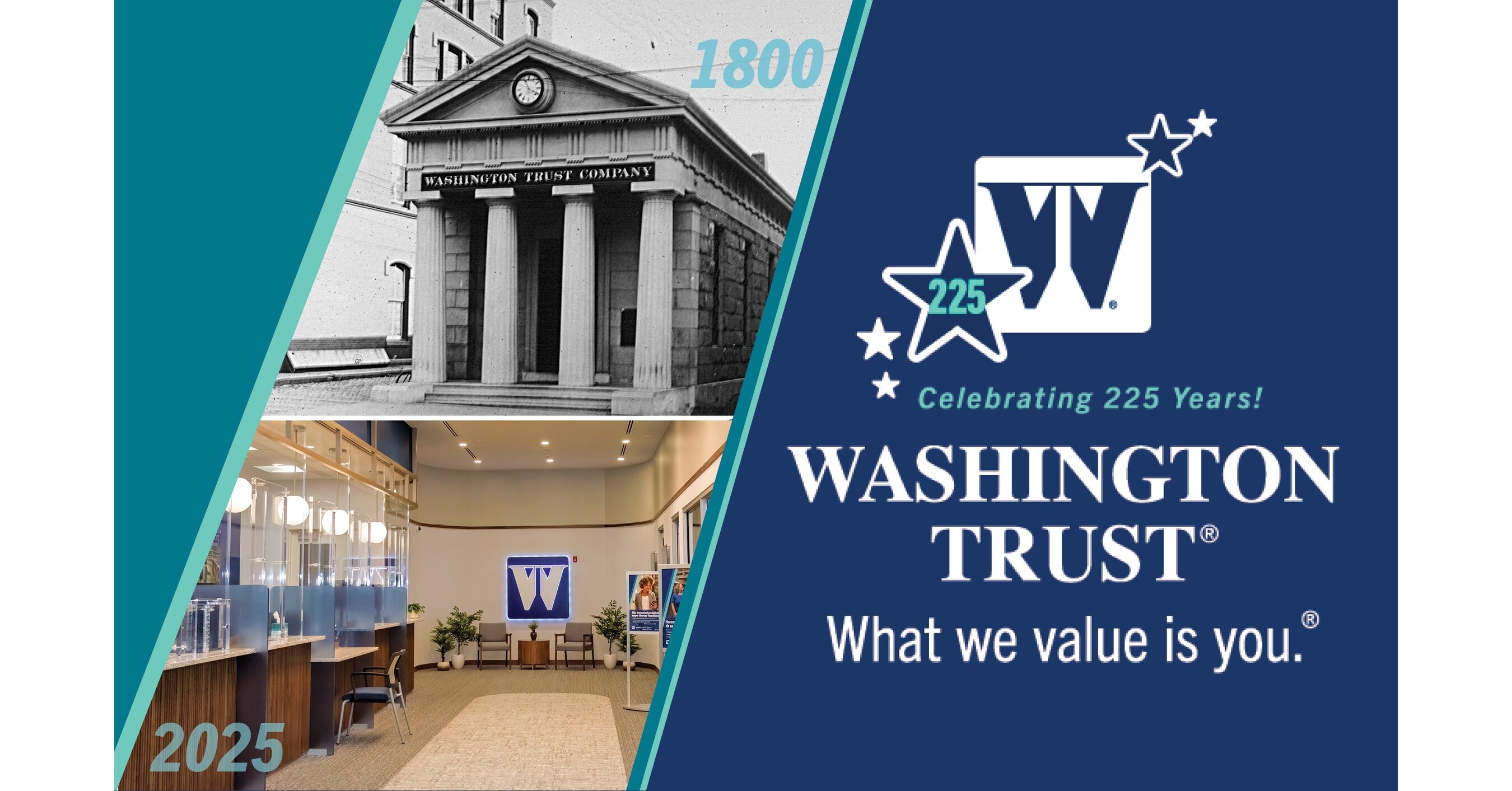 Washington Trust Marks 225 Years of Community Banking