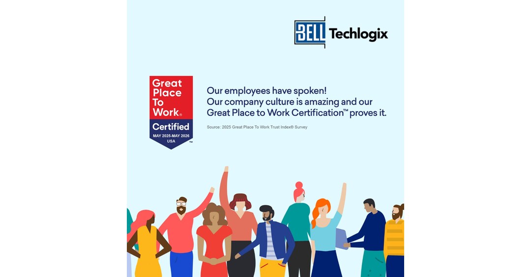 Bell Techlogix Earns 2025 Great Place To Work Certification™ - Three ...