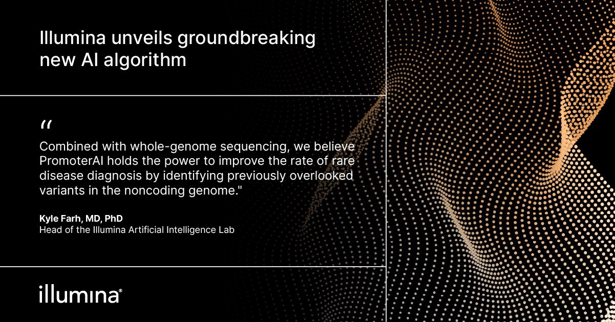 Illumina unveils PromoterAI, a groundbreaking algorithm to accelerate insights for rare disease ...